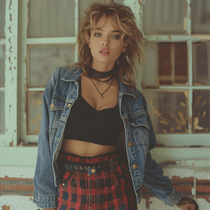 Moda lata 90 - damskie i męskie stylizacje